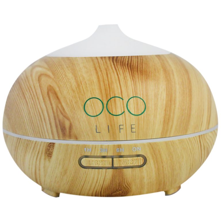 BEST SELLING OCO Life Light Wood Grain Ultrasonic Diffuser 400ml - OCO ...